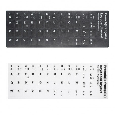 Self-adhesive keyboard stickers