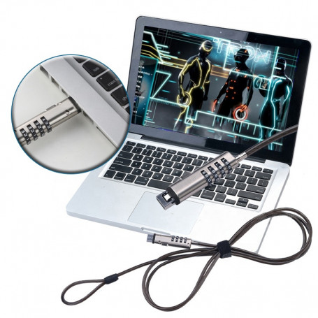 Universal Notebook/Laptop lock for devices without Kensington slot