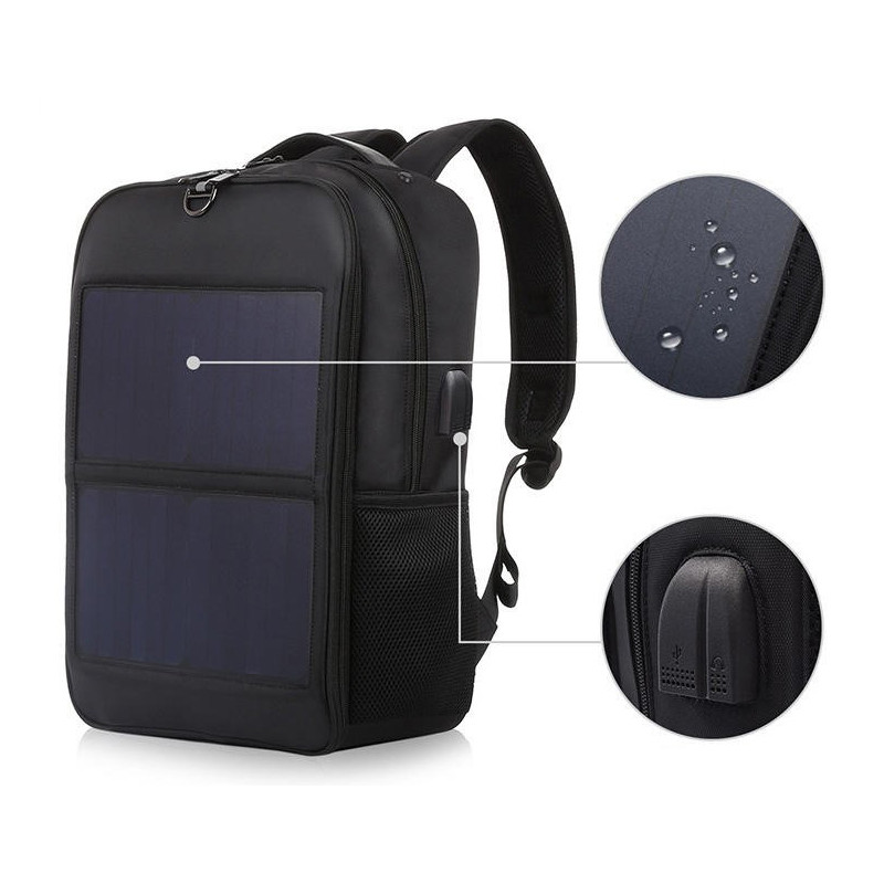 HypTech Solar Backpack 14 Watt | 19 Inch